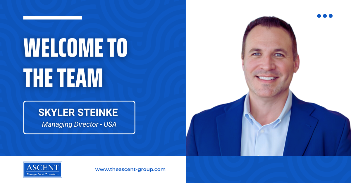 Ascent Appoints Skyler Steinke as Managing Director, USA - The Ascent Group
